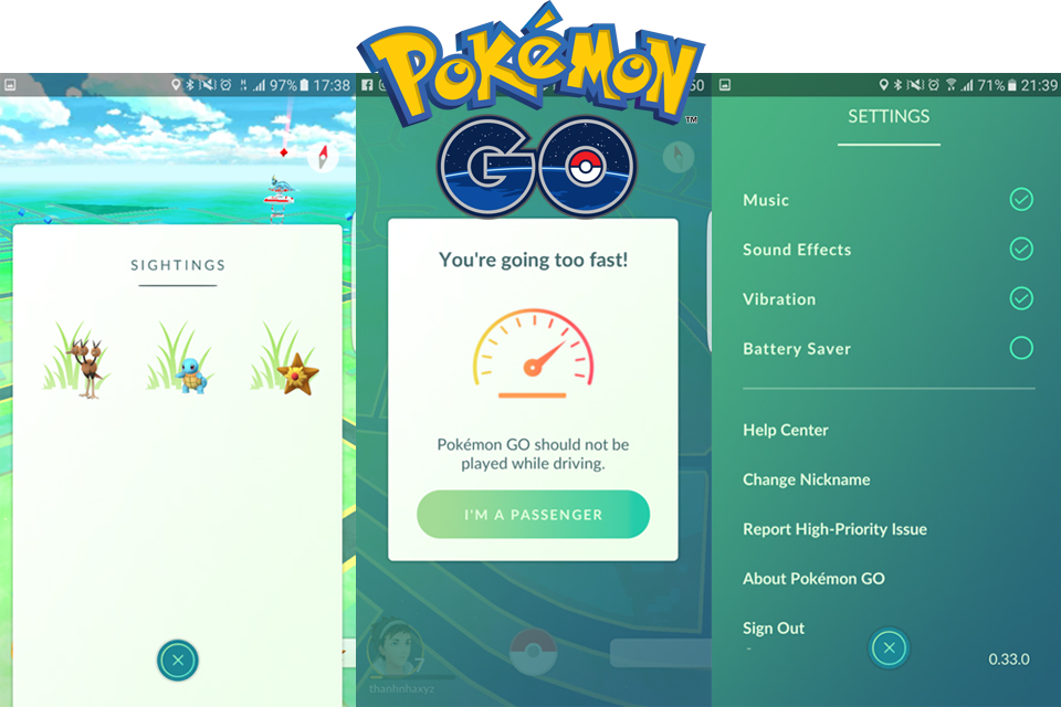 Pokémon Go có gì mới trong bản update sau 3 ngày chính thức tại Việt Nam
